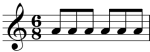 How to Count in 6/8 Time – Simple Rhythms (Advanced) – The Happy Musician